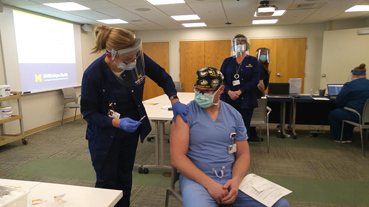 V-Day arrives in Alpena: Region’s first doses of coronavirus vaccine ...